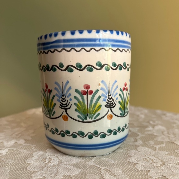 Vintage | Dining | Vintage Floral Mug Ceramic Spanish Stoneware Pottery ...
